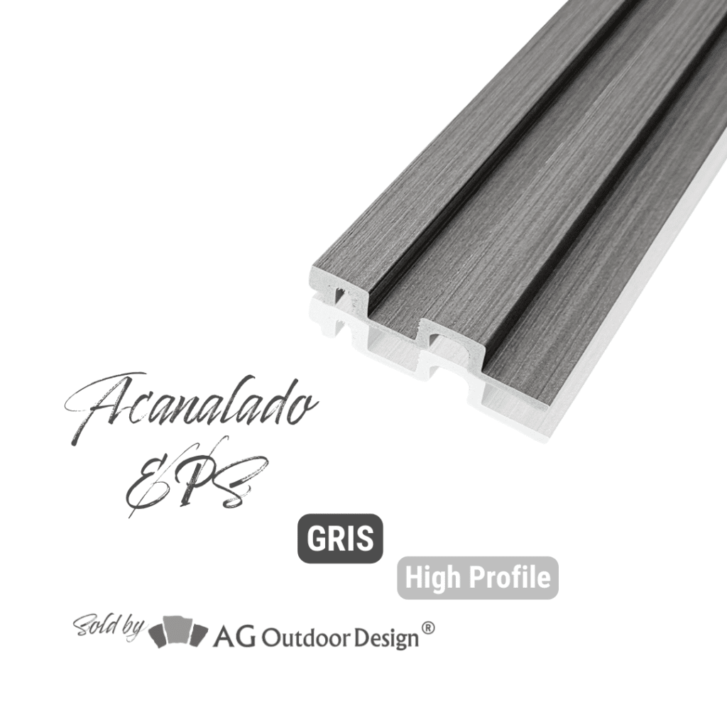 Gris High Profile | Wall Panel Acanalado EPS