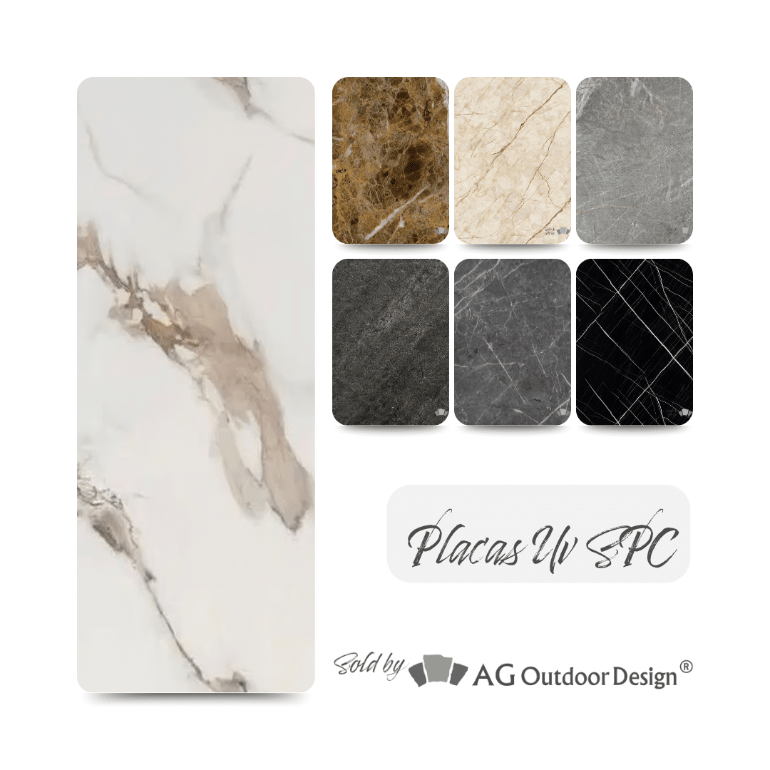 Placas UV SPC • AG Outdoor Design
